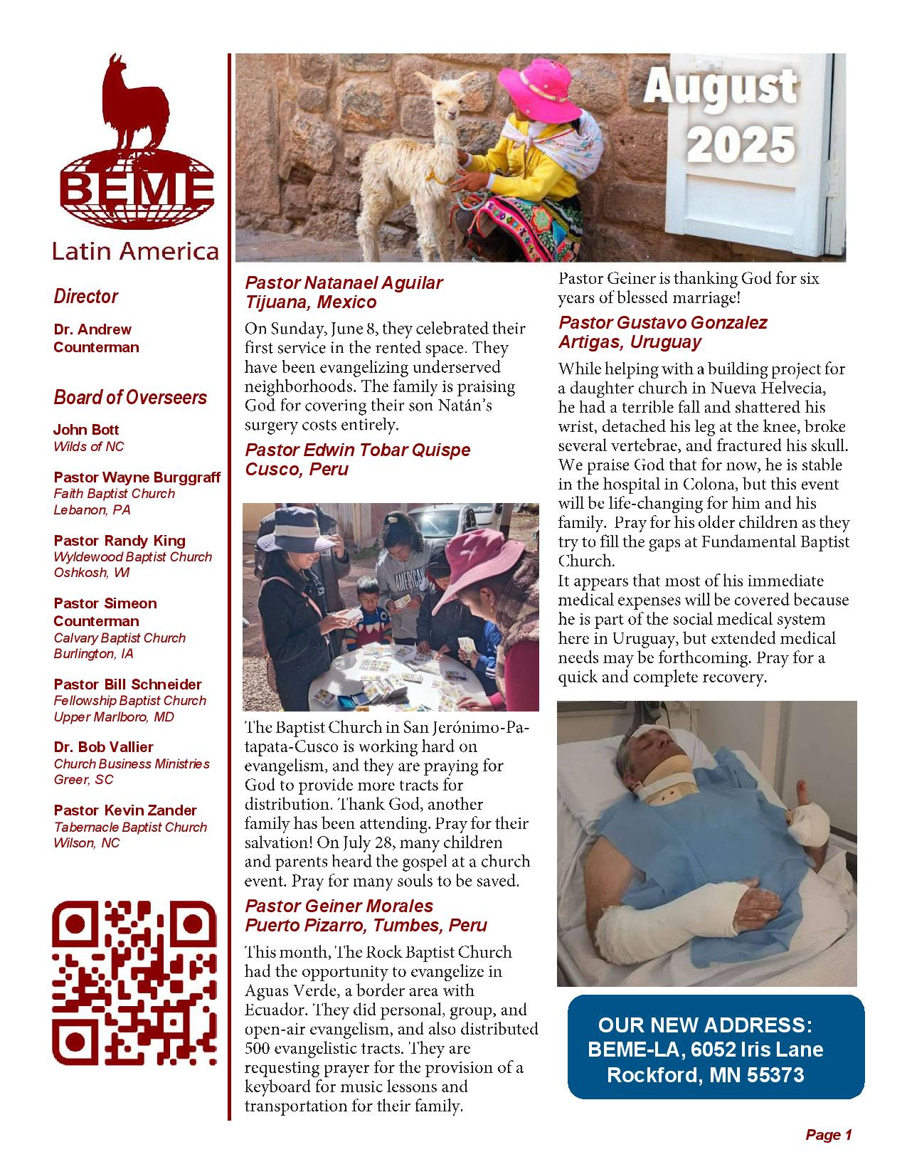 August 2025 Newsletter - BEME Latin America